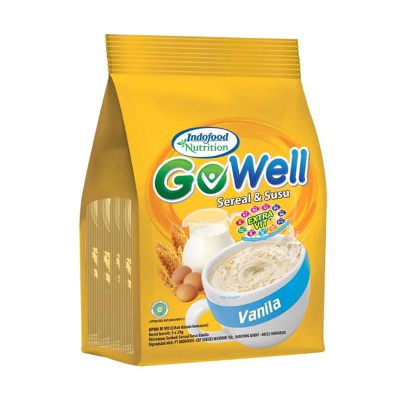 Mega Swalayan - GOWELL CEREAL VANILA POUCH 29G/5`S X 24