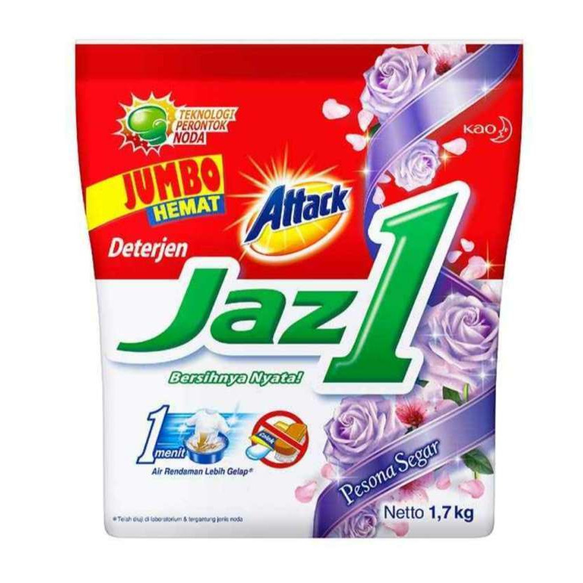 Mega Swalayan - ATTACK DET JAZ1 PESONA SEGAR 1.6KG X 6