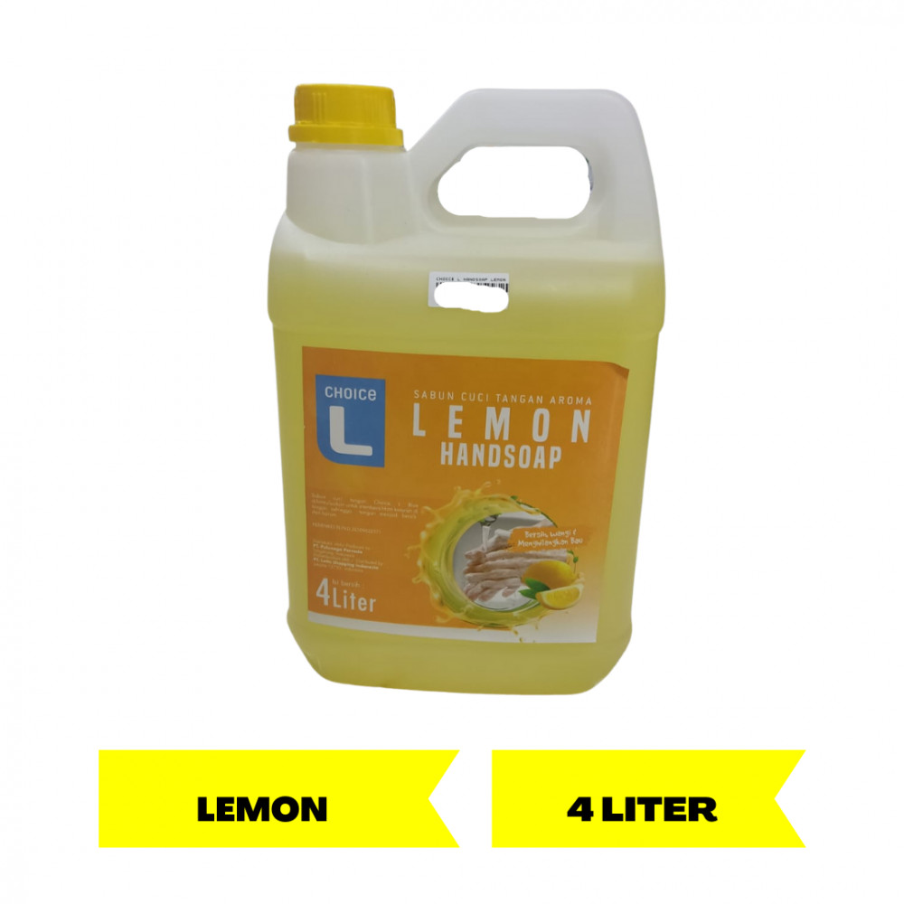 Mega Swalayan - CHOICE L HANDSOAP LEMON GLN 4L