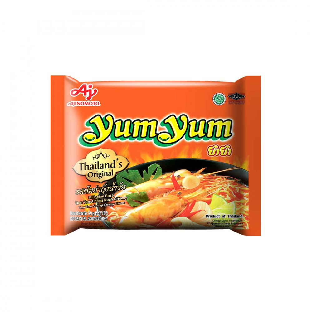 Mega Swalayan - YUMYUM MI TOMYUM UDANG THAI 70G X 30