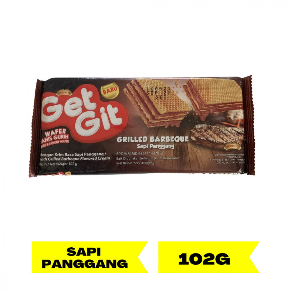 Mega Swalayan - GET GIT GRILLED BARBEQUE 102G X 24