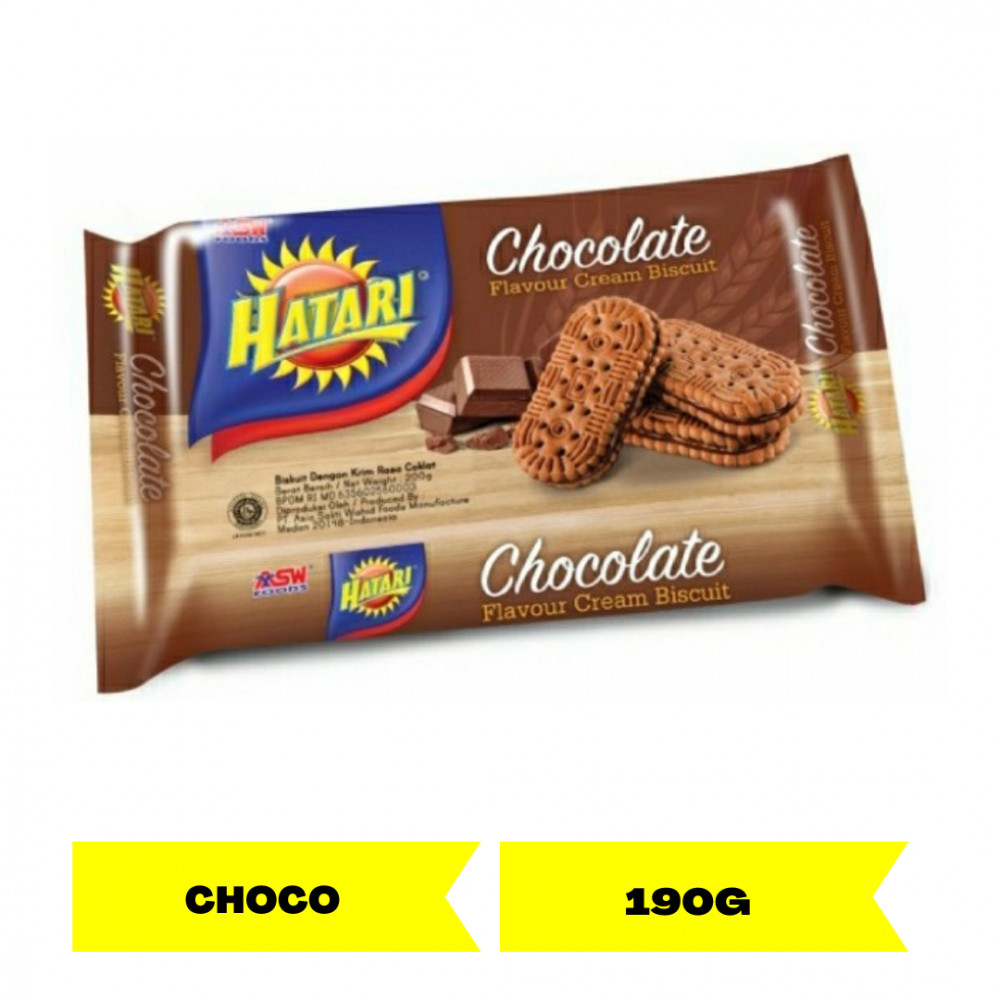 Mega Swalayan - HATARI BISCUIT CHOCOLATE CREAM 190G X 21