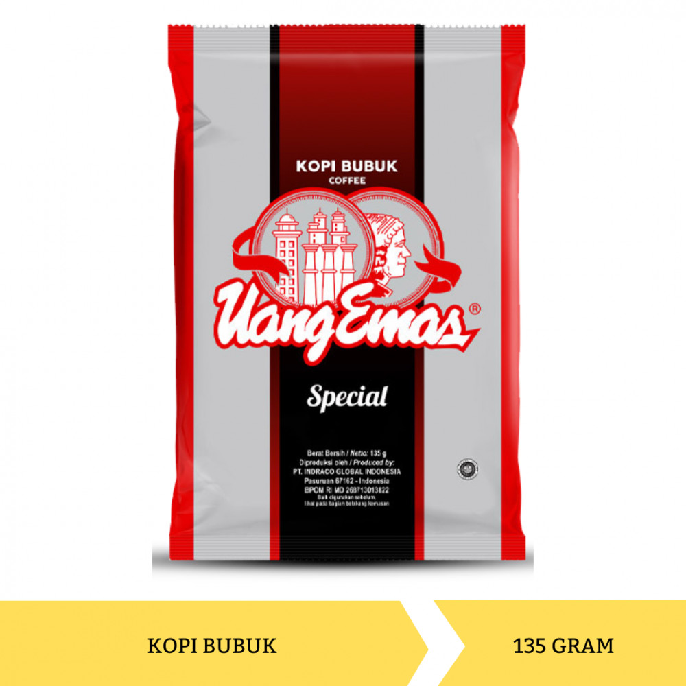 Mega Swalayan - UANG EMAS KOPI BUBUK 135G X 25- DNR
