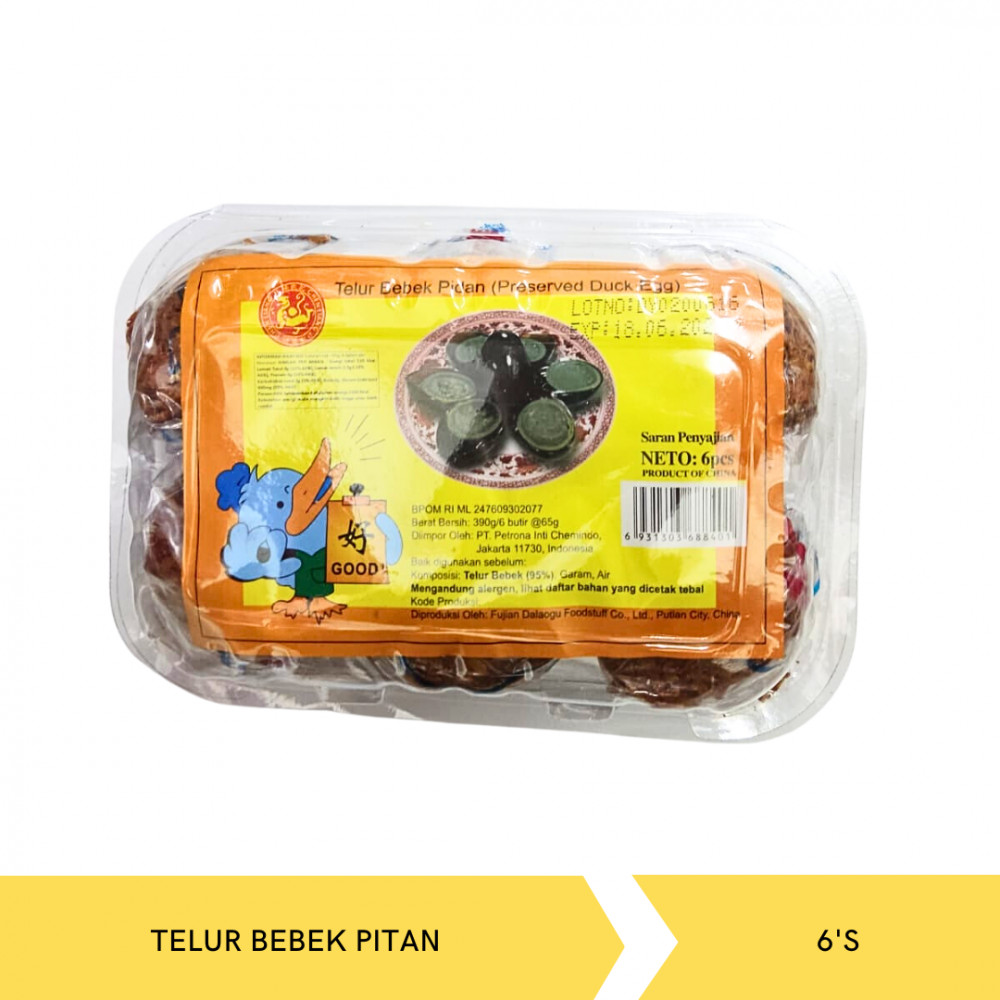 Mega Swalayan - CHEN LIANG JI TELUR BEBEK PITAN 6`S X 16