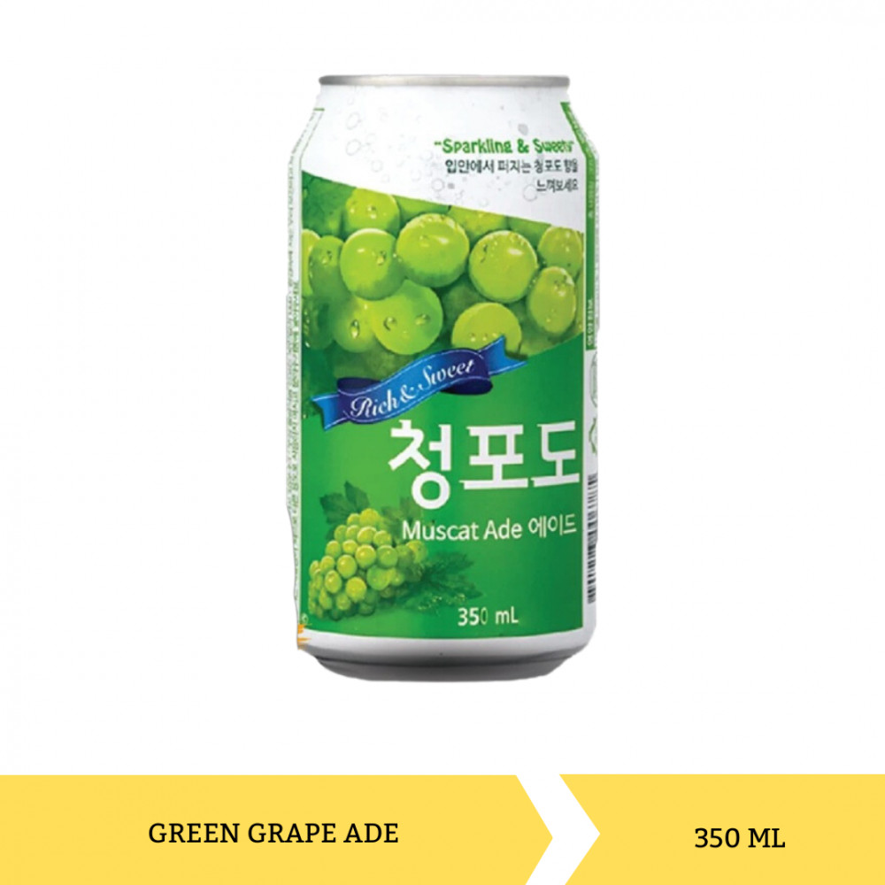 Mega Swalayan - ILHWA DRINK GREEN GRAPE ADE 350ML X 24