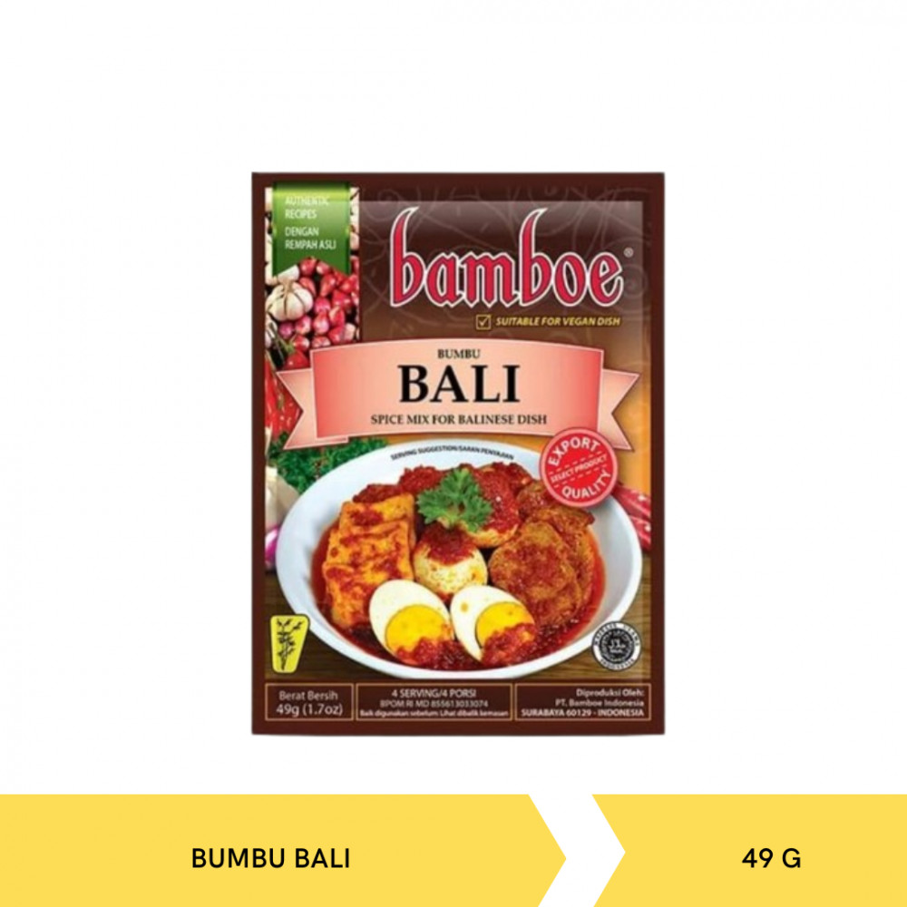 Mega Swalayan - BAMBOE BUMBU BALI 49G X 24