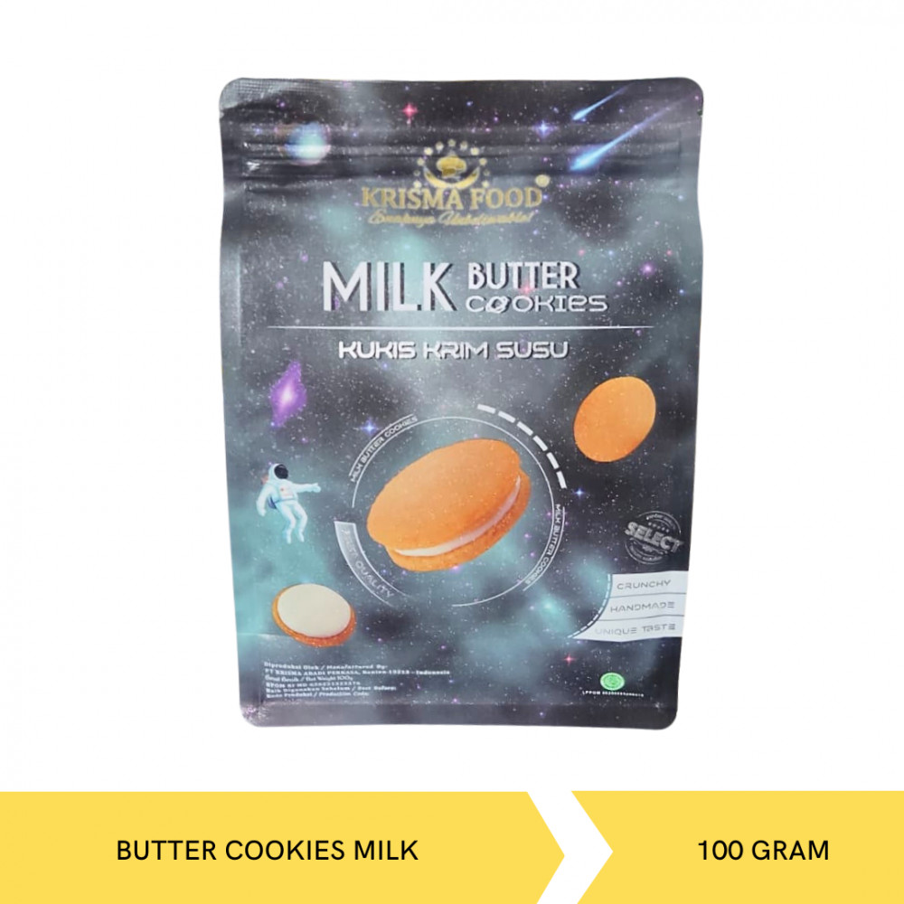 Mega Swalayan - KRISMA FOOD BUTTER COOKIES MILK 100G X 24