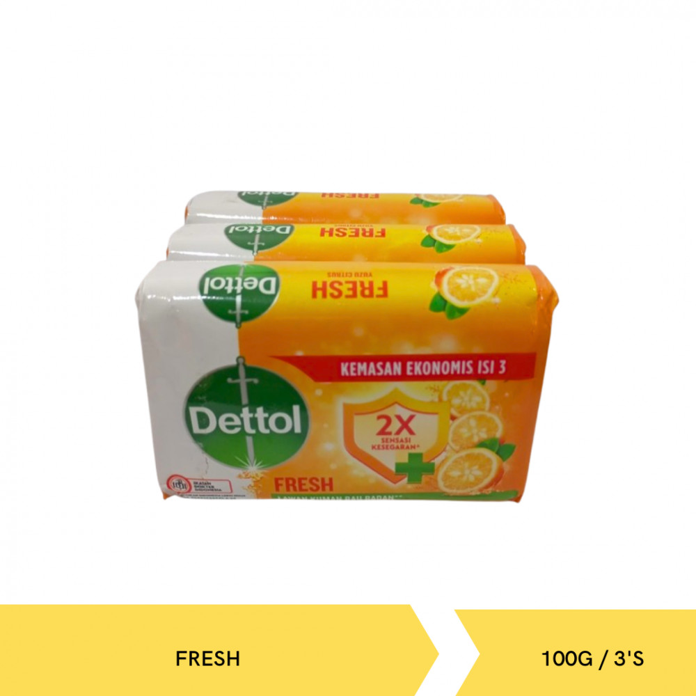 Mega Swalayan - DETTOL SOAP FRESH PACK 100G/3`S