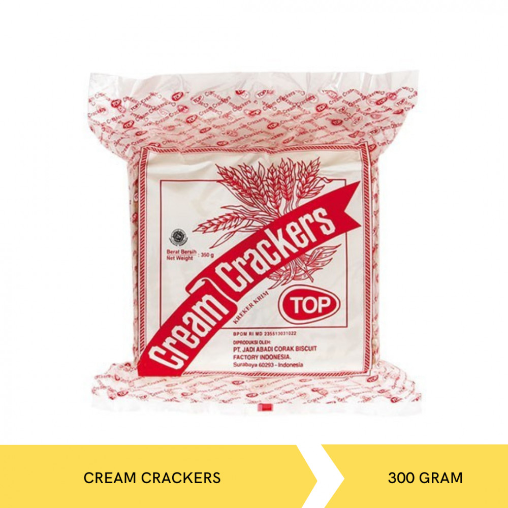 Mega Swalayan - TOP CREAM CRACKERS 300G X 24