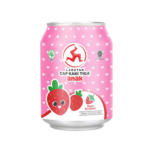 Mega Swalayan - KAKI 3 LARUTAN KID STRAW TIN 238ML X 24