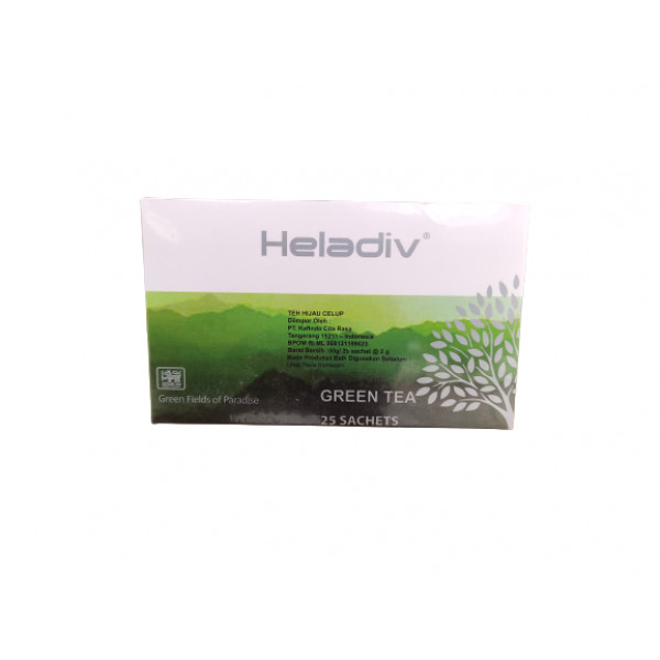 Mega Swalayan - HELADIV GREEN TEA 2G/25`S X 24