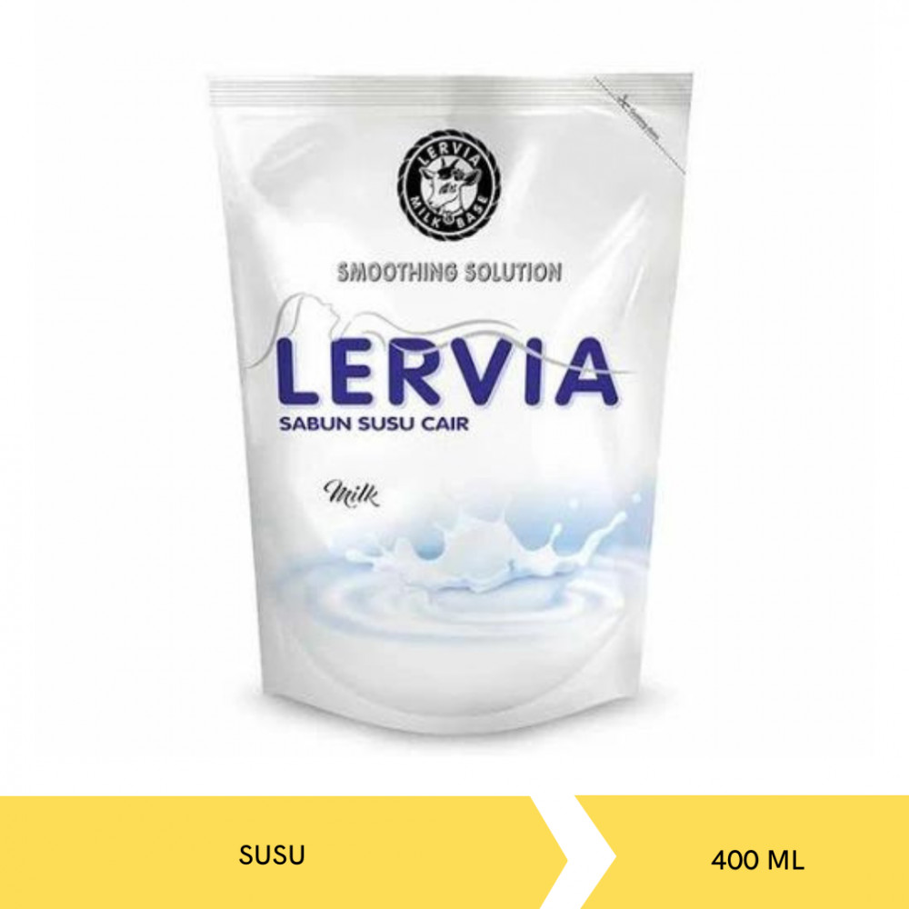 Mega Swalayan - LERVIA SABUN SUSU REFF 400ML X 24