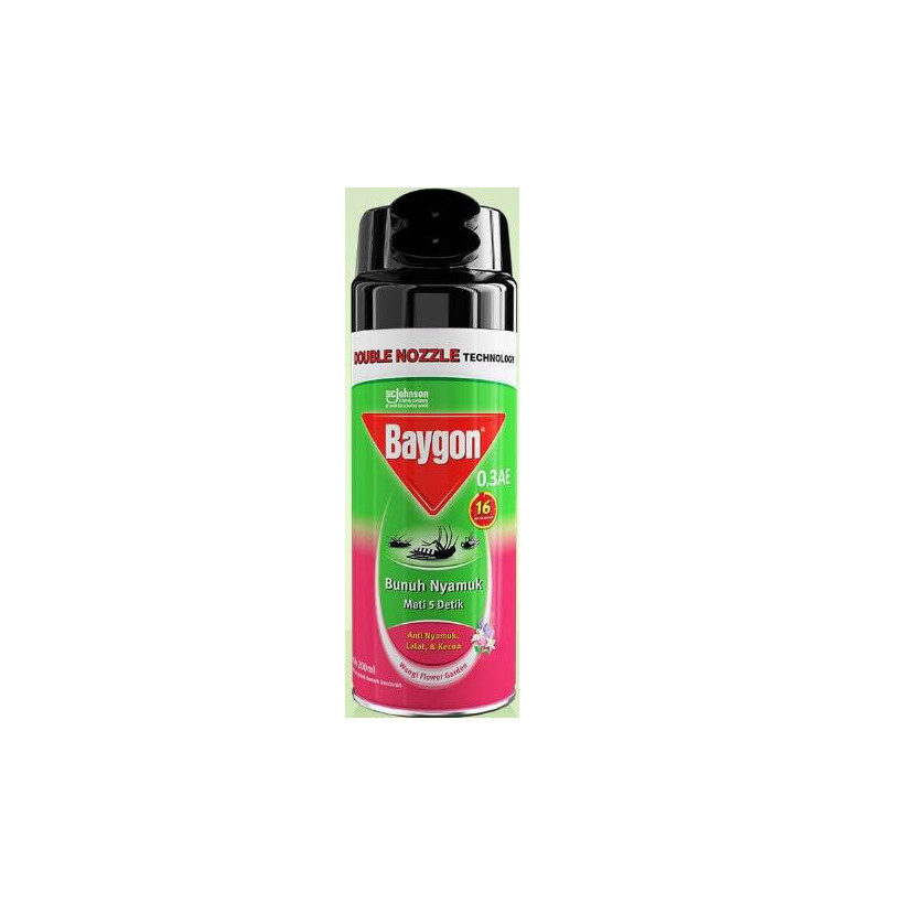 Mega Swalayan - BAYGON AERO FLOWER GARDEN 200ML X 12