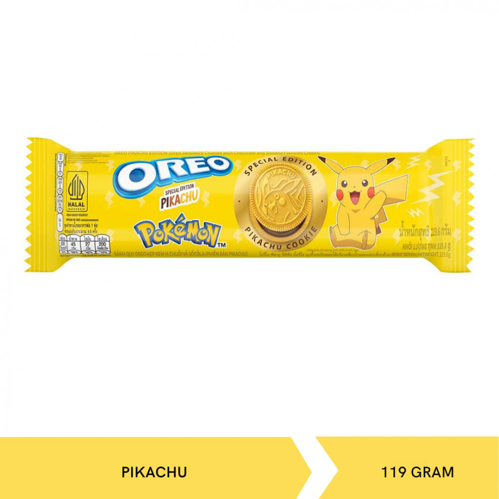 Mega Swalayan - KRAFT OREO PIKACHU 119.6G X 24
