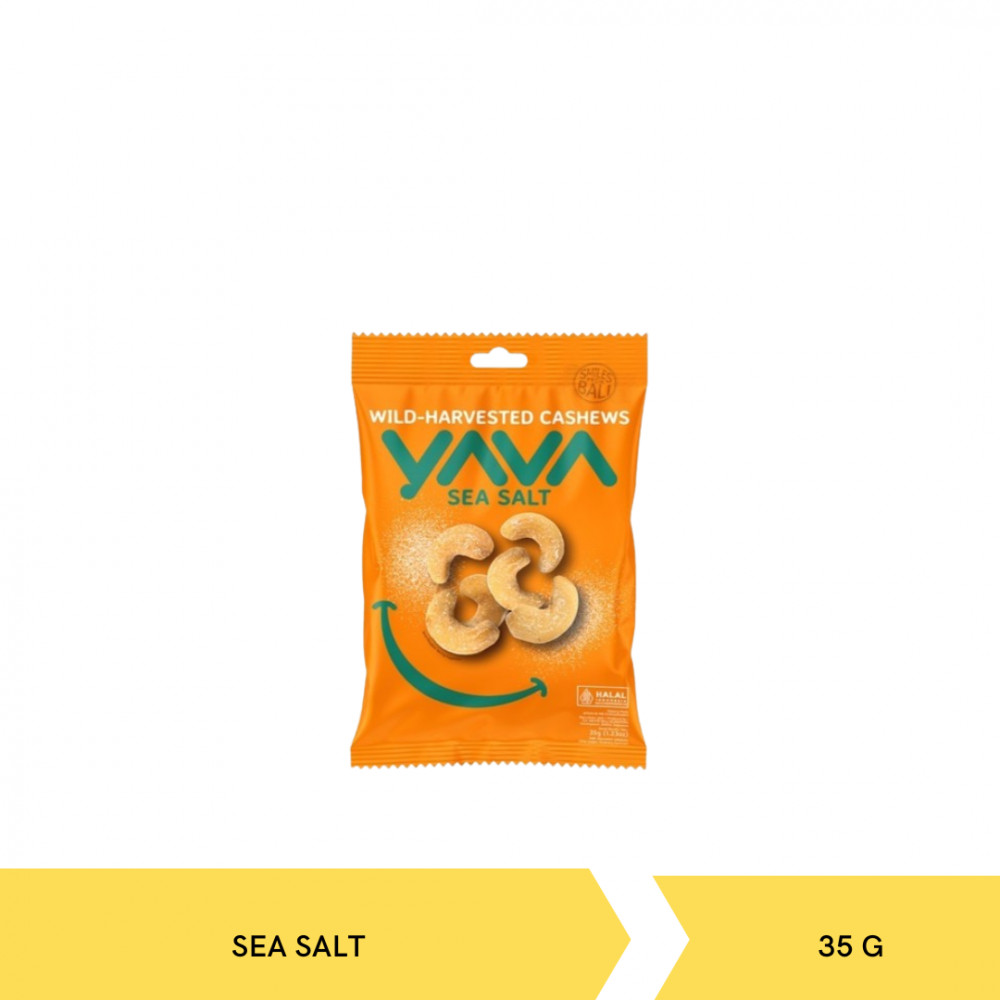 Mega Swalayan - YAVA CASHEW NUTS SEA SALT 35G X 10