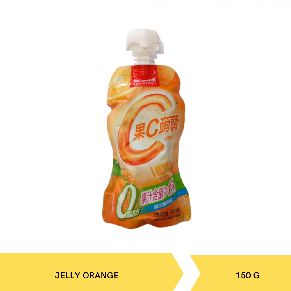 Mega Swalayan - 7 COSIA FRUIT-C KONJAC PURI JELLY ORANGE 150G X 30