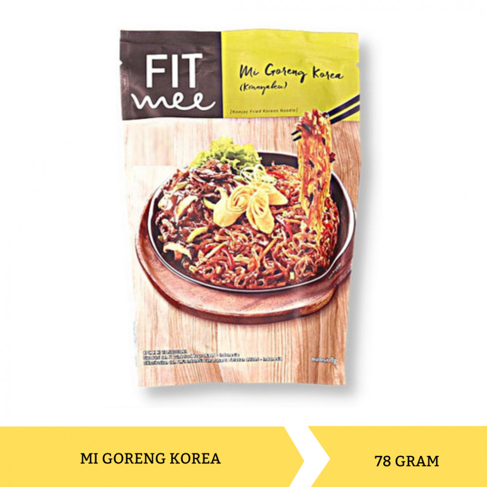 Mega Swalayan - FITMEE KONJAC FRIED KOREAN NOODLE 78G X 24- DNR