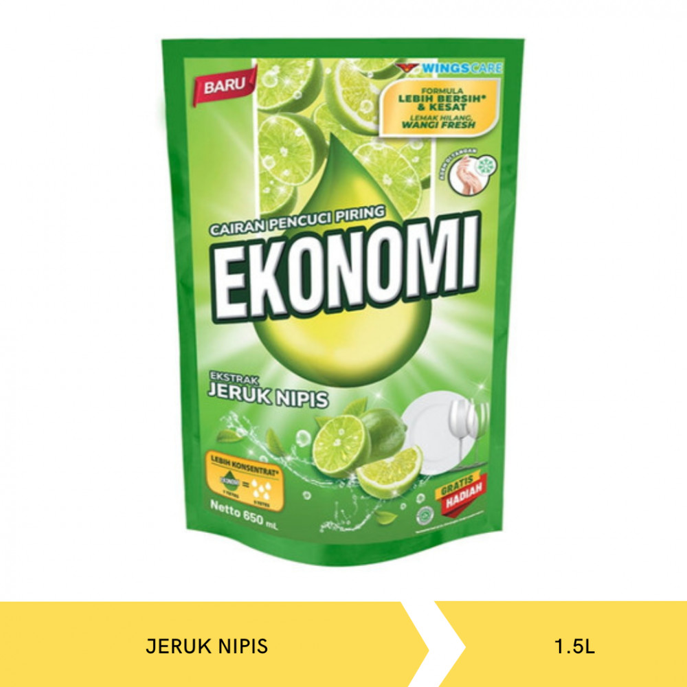 Mega Swalayan - EKONOMI PENCUCI PIRING JERUK NIPIS 1.5L X 6