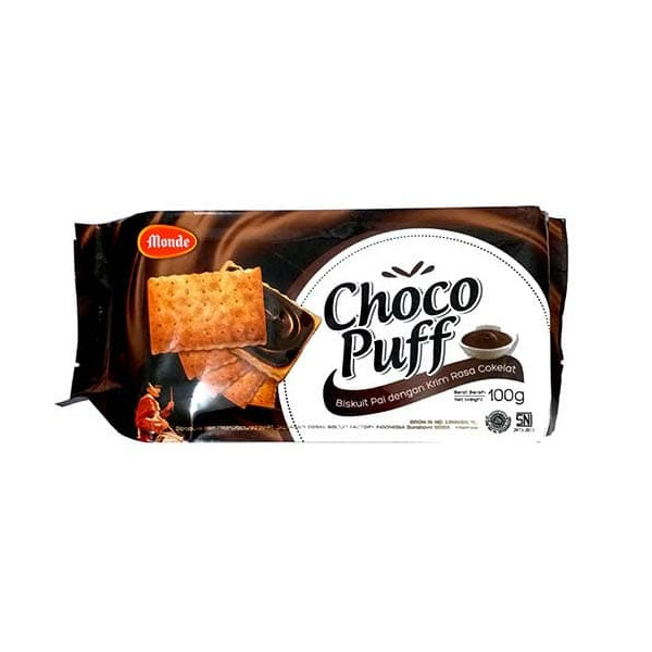 Mega Swalayan - MONDE PUFF CHOCO 100G X 24