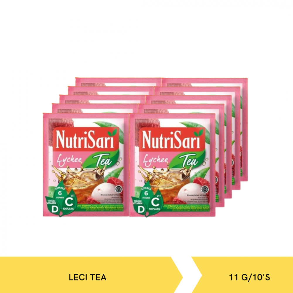 Mega Swalayan - NUTRISARI TEA LECI BANDED 11G/10`S