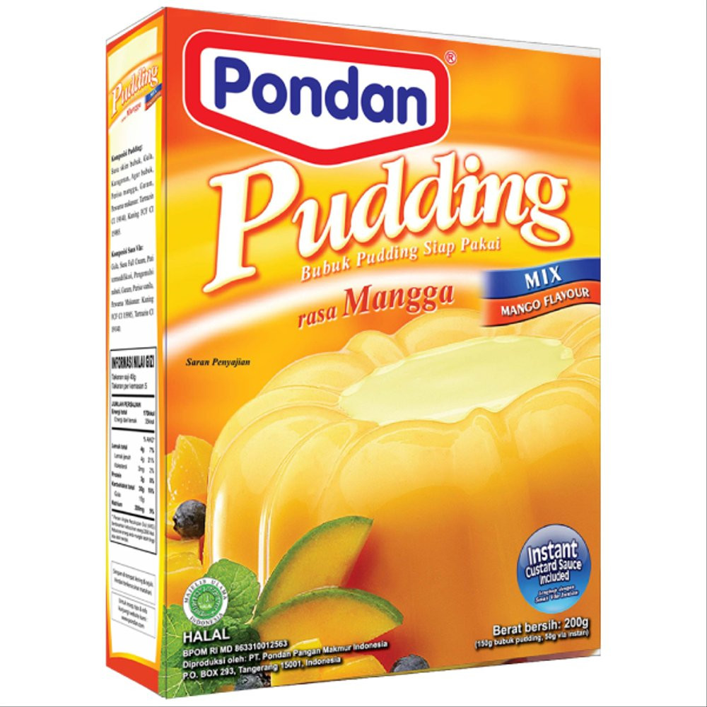 Mega Swalayan - PONDAN PUDDING MANGO 200G