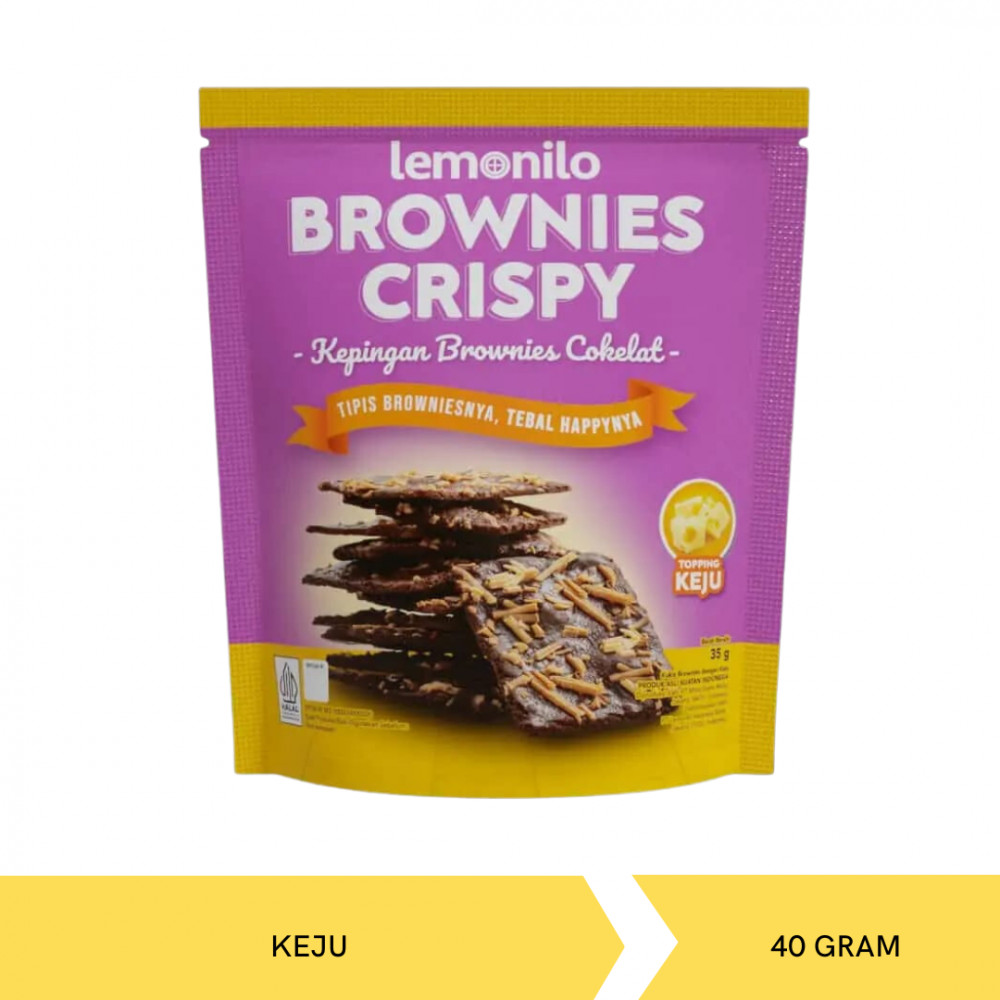 Mega Swalayan - LEMONILO BROWNIES CRISPY KEJU 35G X 12