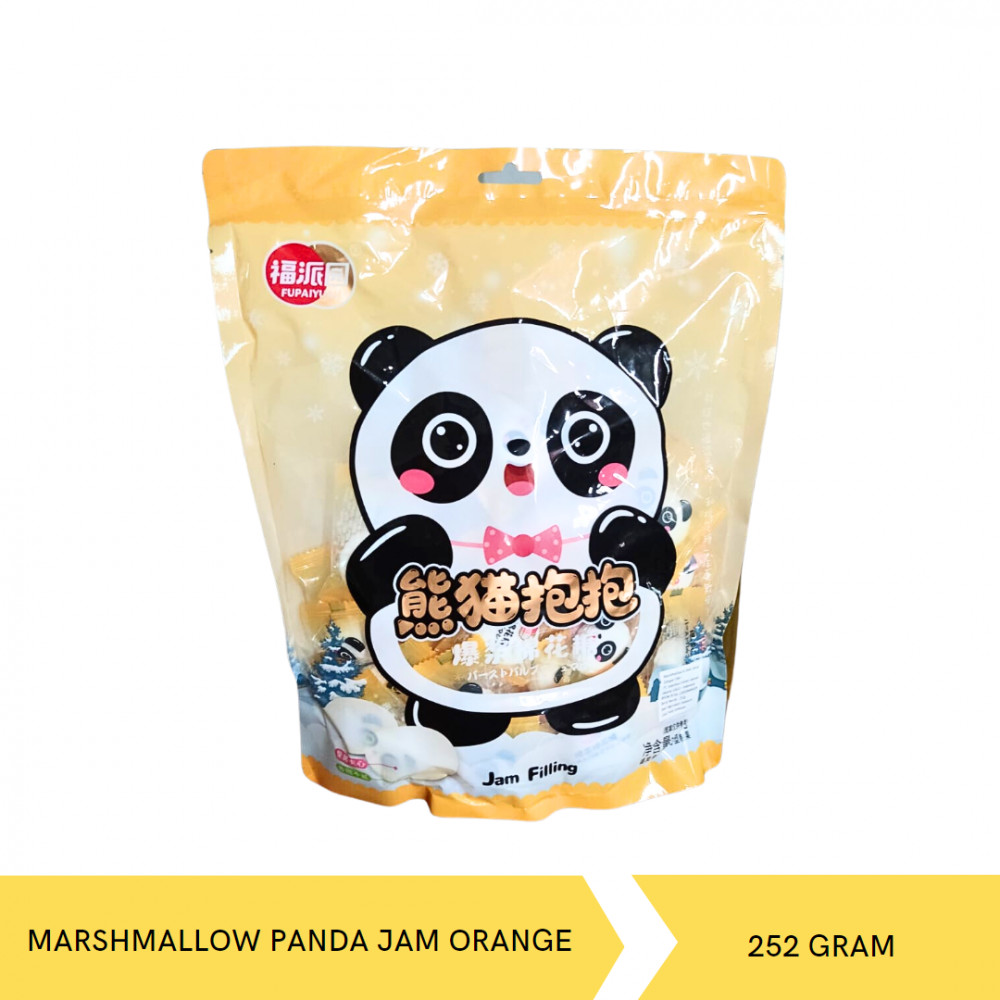 Mega Swalayan - FUPAIYUAN MARSHMALLOW PANDA JAM ORANGE 252G X 24