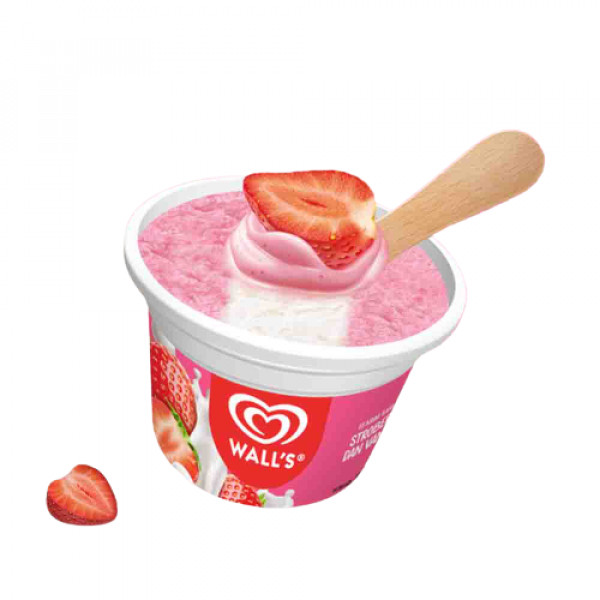 Mega Swalayan - WALLS POPULAIRE 90ML STRAWBERRY X 40