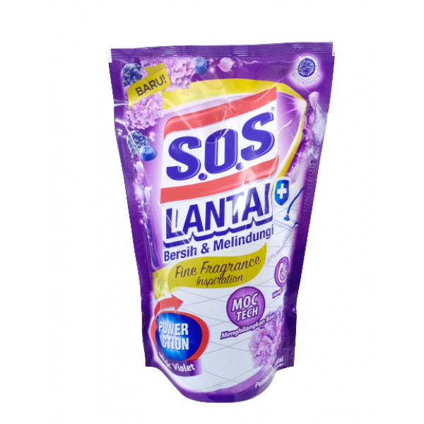 Mega Swalayan - SOS FLOOR MAGIC LAVENDER POUCH 500ML X 12