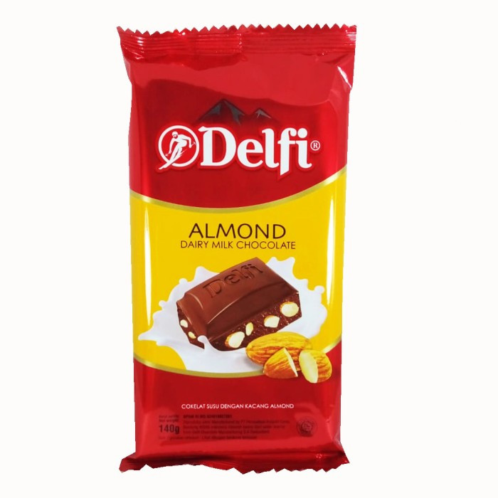 Mega Swalayan - DELFI DAIRY ALMOND 125G X 10