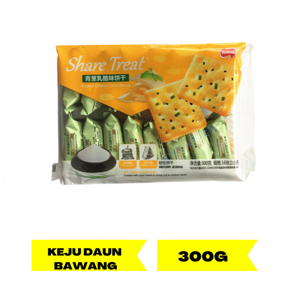 Mega Swalayan - BAIRONG SHARE TREAT SCALLION CHEESE 300G X 12
