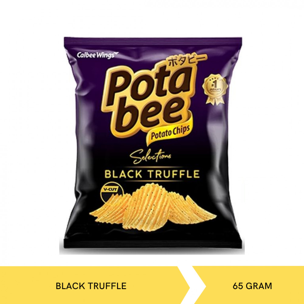 Mega Swalayan - POTABEE POTATO CHIPS BLACK TRUFFLE 65G X 30