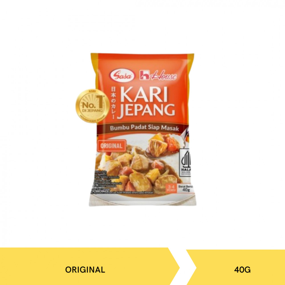 Mega Swalayan - SASA HOUSE KARI JEPANG ORI 40G X 5 X 24KTK