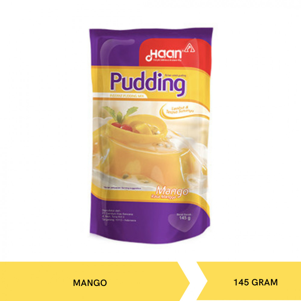 Mega Swalayan - HAAN PUDDING MANGO POUCH 145G X 24