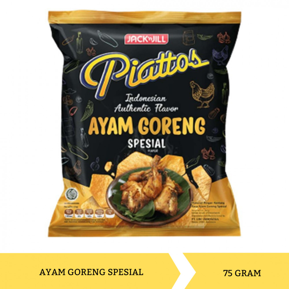 Mega Swalayan - PIATTOS SNACK KENTANG AYAM GORENG SPECIAL 75G X 30