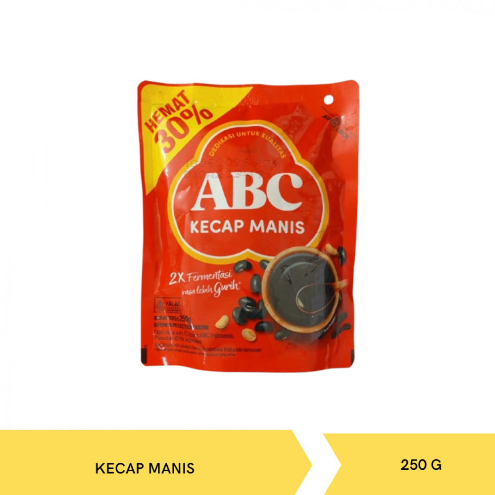 Mega Swalayan - ABC KECAP MANIS POUCH 250G X 24