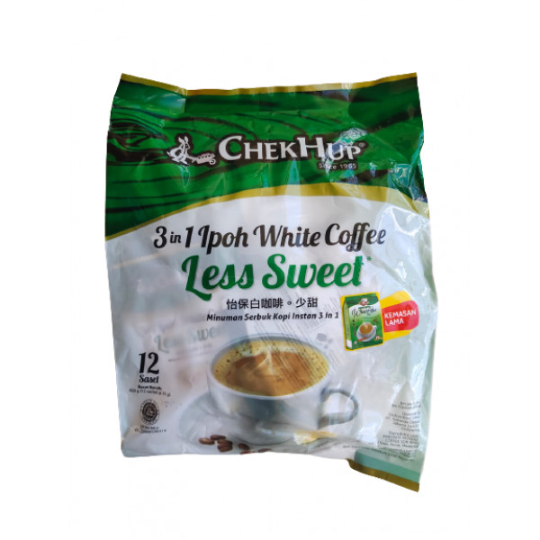 Mega Swalayan - CHEKHUP WHITE COFFEE 3IN1 LESS SWEET 420G/12`S X 20