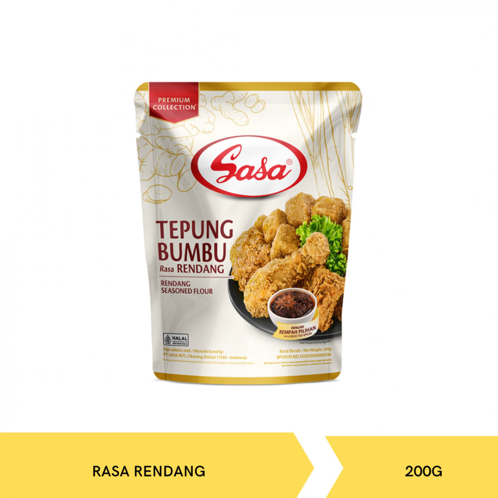 Mega Swalayan - SASA TEPUNG BUMBU RASA RENDANG 200G X 24