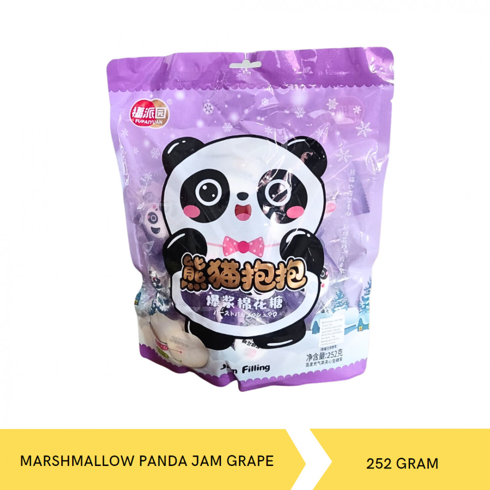 Mega Swalayan - FUPAIYUAN MARSHMALLOW PANDA JAM GRAPE 252G X 24