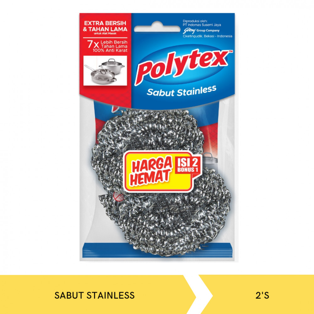 Mega Swalayan - POLYTEX PKT STAINLESS 20G/2`S X 48