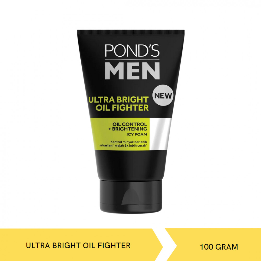 Mega Swalayan - PONDS MEN FW ULTRA BRIGHT OIL FIGHTER 100G X 24