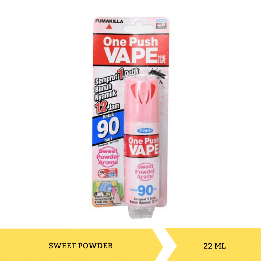 Mega Swalayan - VAPE ONE PUSH 90DAYS SWEET POWDER 22ML X 12