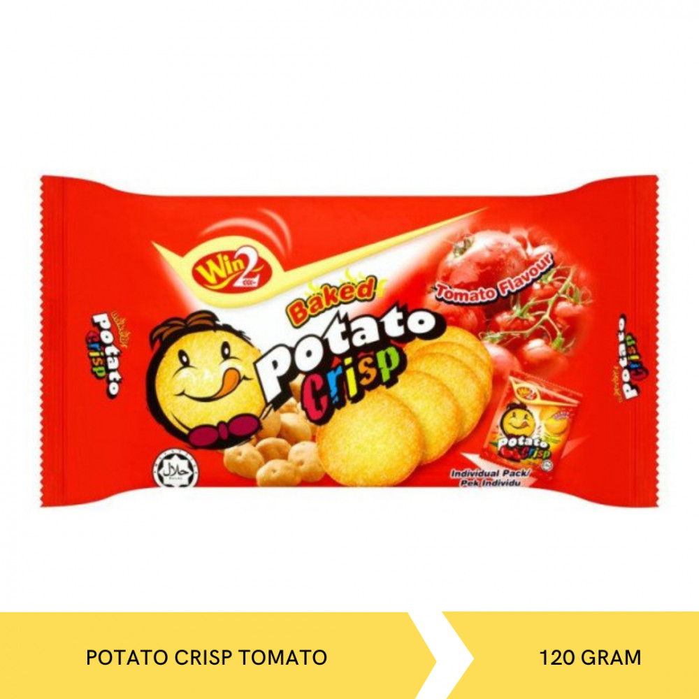 Mega Swalayan - WIN2 POTATO CRISP TOMATO 120G X 36