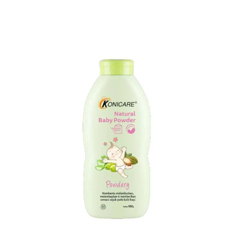 Mega Swalayan - KONICARE BABY POWDER NATURAL POWDERY BTL 100G