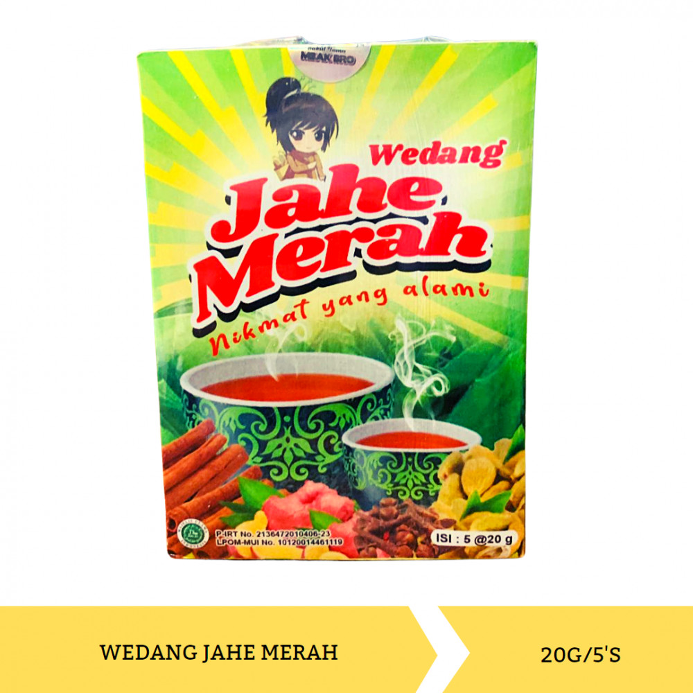 Mega Swalayan - BAKUL JAMU WEDANG JAHE MERAH KTK 20G/5`S