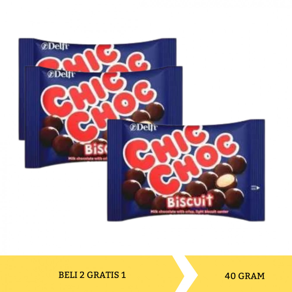 Mega Swalayan - DELFI CHIC CHOC B2G1 PACK 40G X 8
