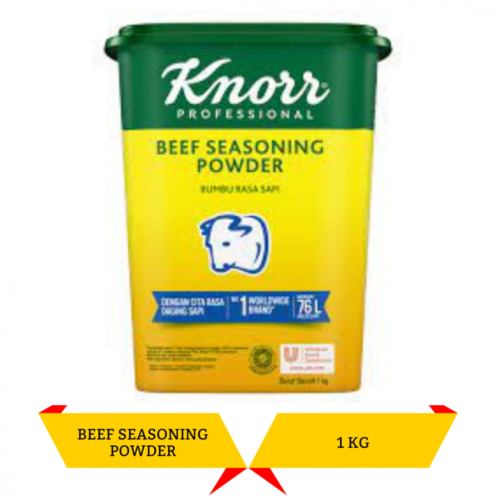 Mega Swalayan - KNORR BEEF SEASONING POWDER TOPLES 1KG X 6