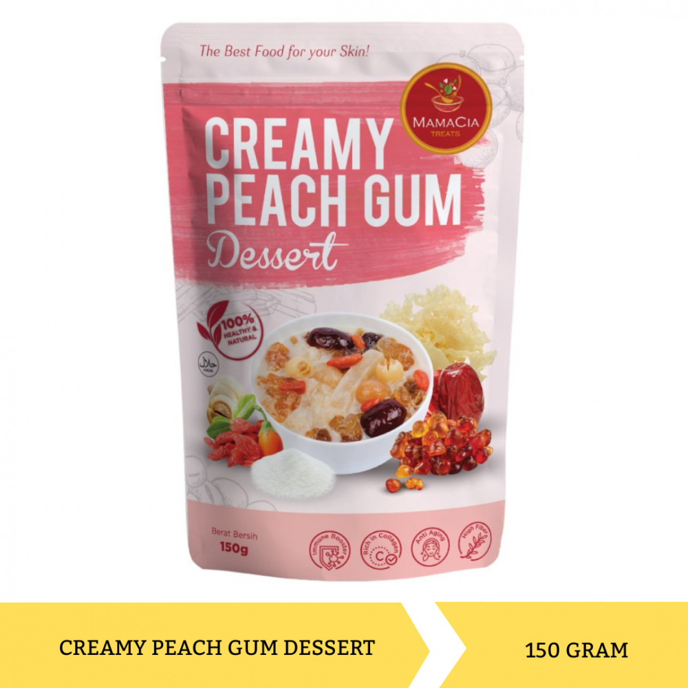 Mega Swalayan - MAMACIA DESSERT CREAMY PEACH GUM 150G X 40