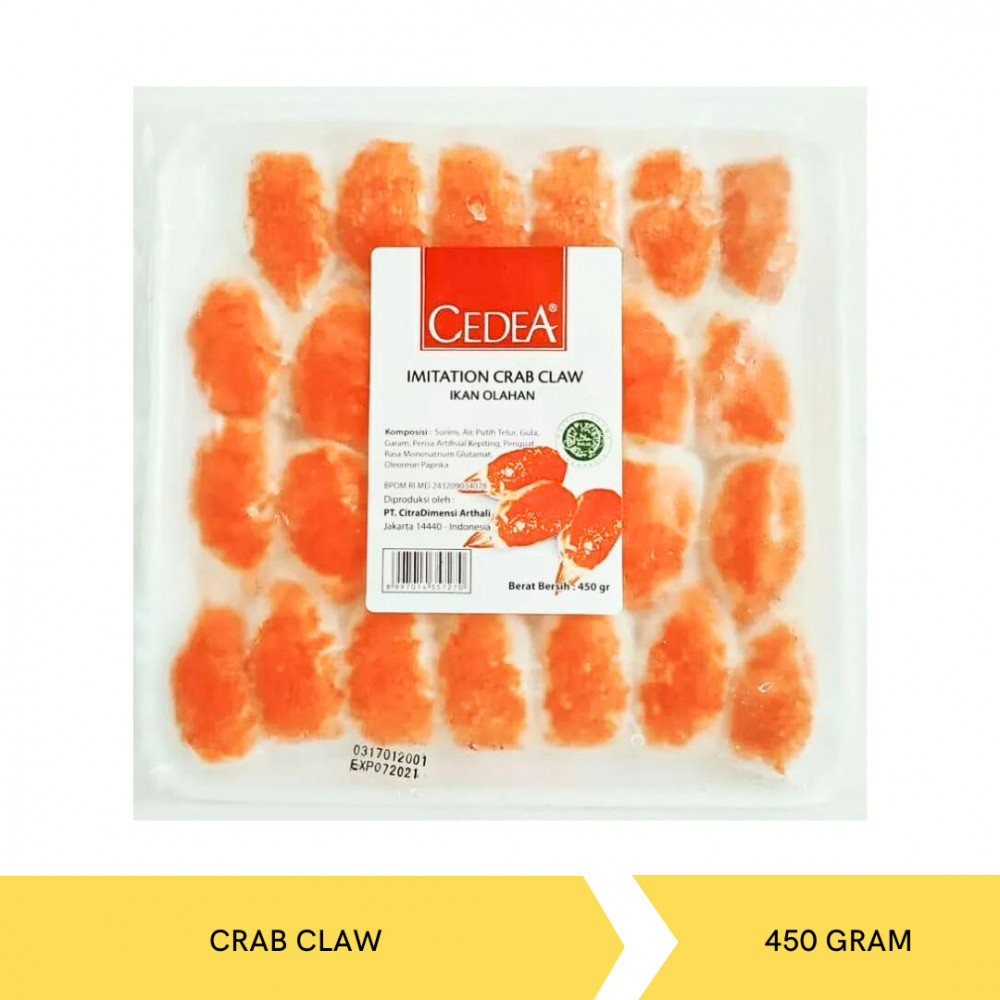 Mega Swalayan - CEDEA CRAB CLAW 450G X 20