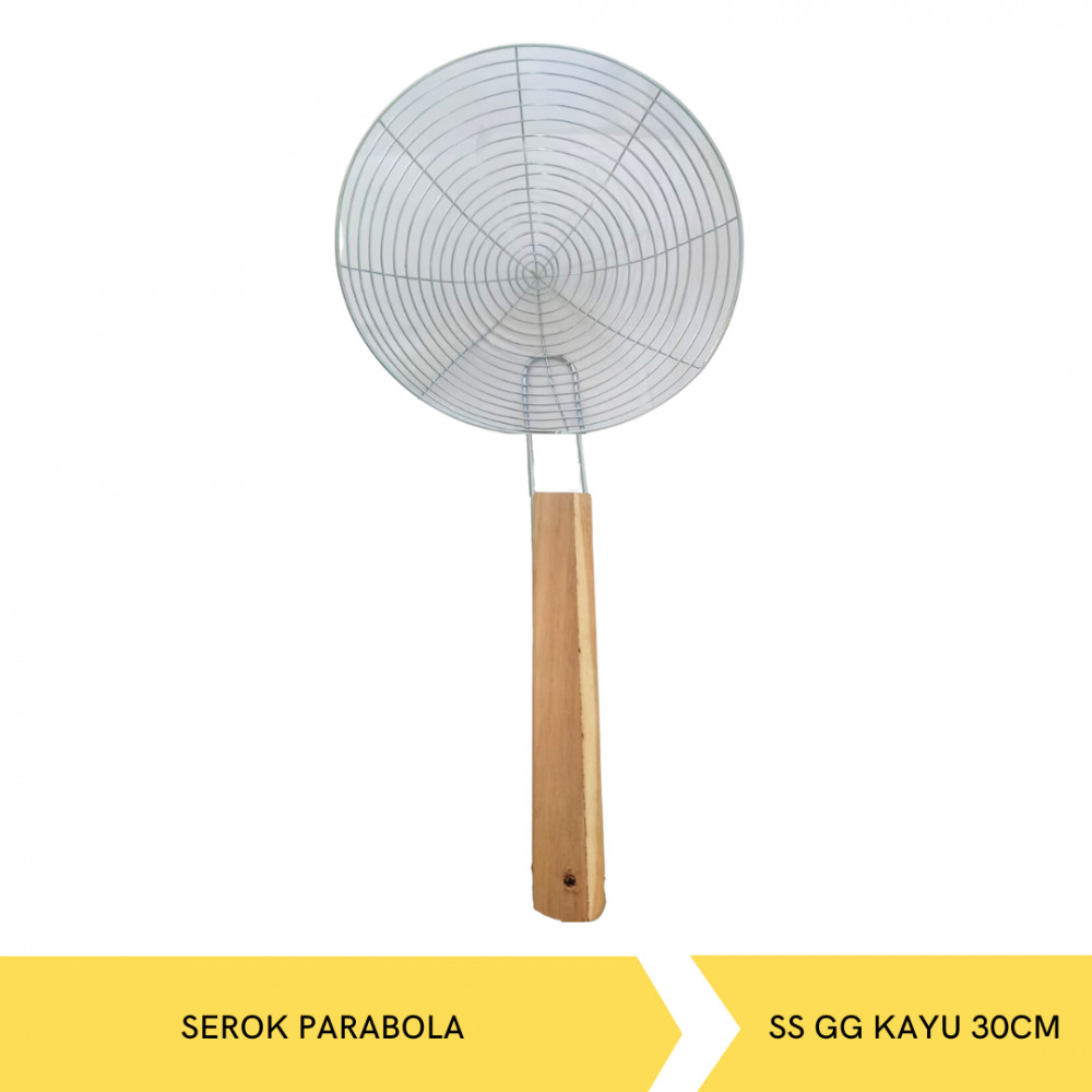 Mega Swalayan - RRT SEROK PARABOLA SS GG KAYU 30CM